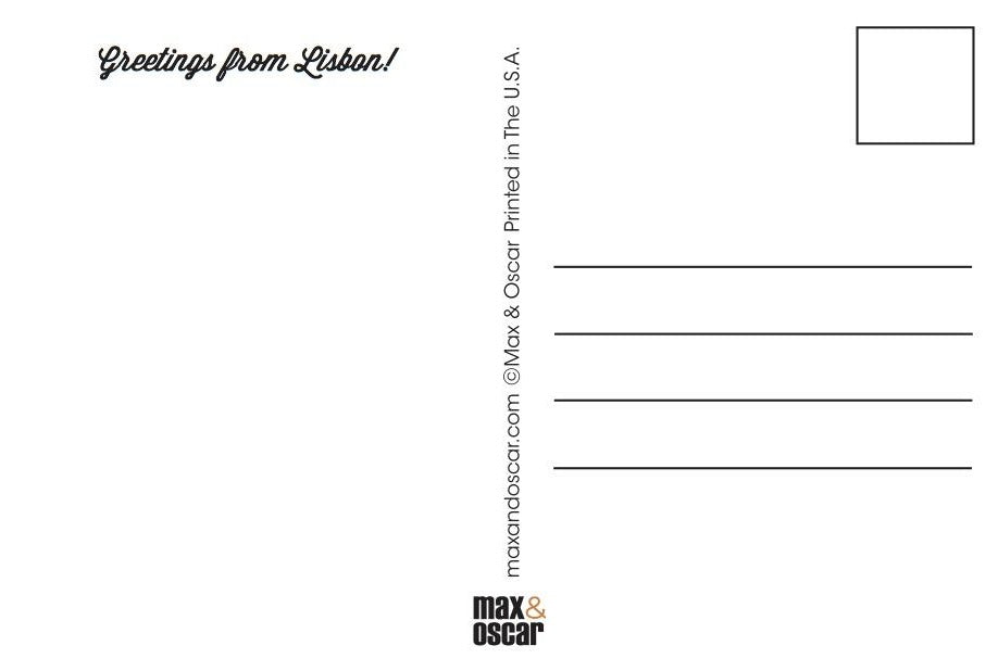 LISBON POSTCARD – Max & Oscar